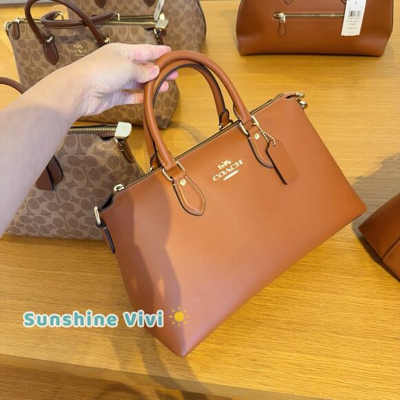 Coach | Bags | Nwt Coach Georgia Satchel Bag Smooth Grain Leather Cbm1 ...